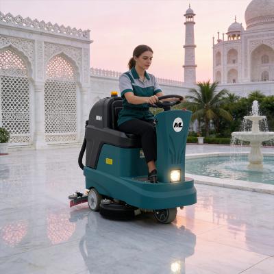 China Industrial Ride On Scrubber with LED Lights Deep Cleaning for Large Areas for sale