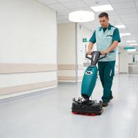 Quality Heavy‑Duty Mini Floor Scrubber with 6L Recovery Tank, Suitable for Manufacturing for sale