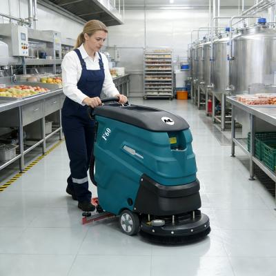 China Lithium/Gel Battery Walk Behind Floor Scrubber, 400W Suction Motor for Industrial Use for sale