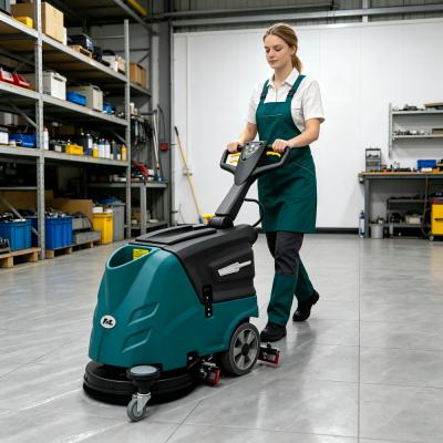China User Friendly Walk Behind Floor Scrubber Simple One Button Control to Speed Up Daily Cleaning Operations for sale
