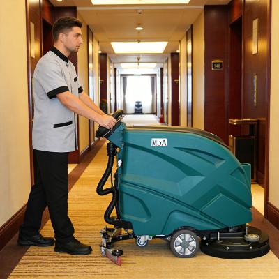 China Heavy Duty Industrial Floor Scrubber Battery Operated Floor Cleaning Equipment for Workshop Cement Epoxy Floor for sale
