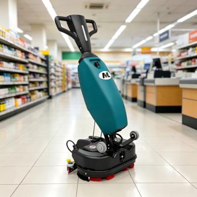 China Small‑Size Heavy‑Duty Walk‑Behind Floor Scrubber, 6L Wastewater Tank Built‑in for Industrial Plants and Farm Facilities for sale
