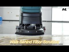 walk behind rechargeable handheld tile floor scrubber cleaning machine f60b