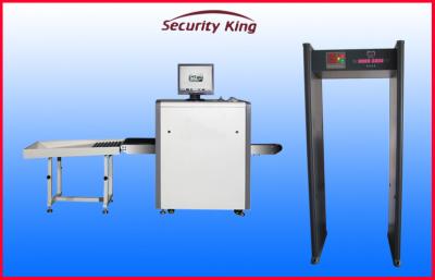 China Diagonal Beam Direction X Ray Baggage Scanner , 6mm Penetration Airport X Ray Machines for sale