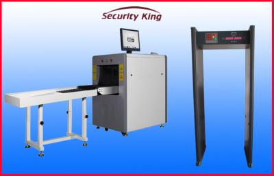 China FCC  small channel  X Ray Baggage Scanner XRay Machines with 6zone metal detector for Airport for sale
