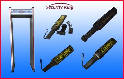 China Indoor Walk Through Metal Detector , Light Sound Alarm Door Security Devices for sale