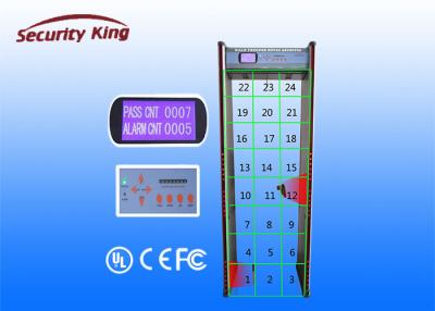 China Pulse Induction Multi Zones Door Metal Detector Security Gate XST - F24 for sale