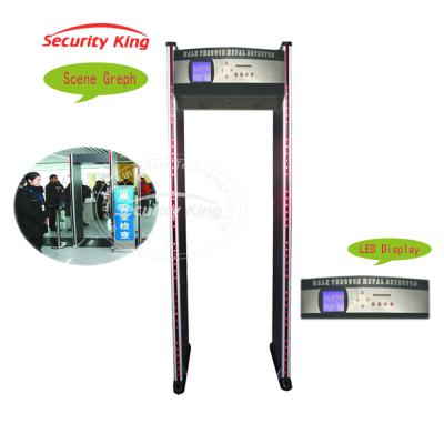 China 6 - Zones digital King Walk Through Metal Detector door security devices XST - LCD for sale
