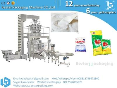 China How to make cleaners and dishwashing detergent pouch with Bestar packaging machine for sale