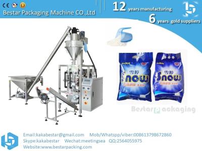 China washing powder weighting packaging machine，automatic detergent powder packing machine from A to Z for sale