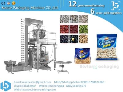 China 10 Head Multihead Weigher Vertical Automatic Tomato Seed Packaging Machine 220V for sale