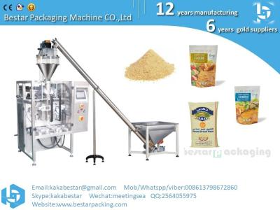 China Stand-up Bag Type Filling and Sealing Bread Powder Packing Machine for sale