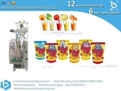 China Automatic Liquid Ketchup paste shampoo fruit Juice water tomato Sauce Sachet Packing Machine for sale