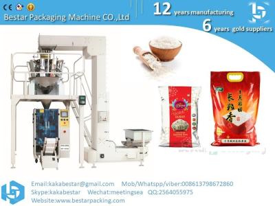 China Hot sell 100g, 200g, 500g automatic rice packaging machine, millet packaging machine for sale