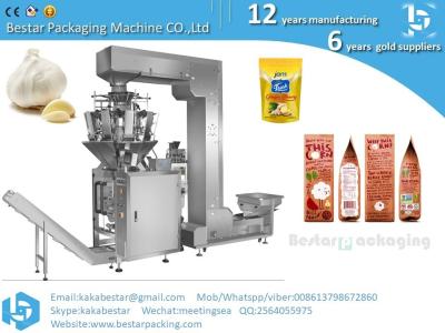 China Novel style, quality, price suitable fresh garlic granule, black garlic, white garlic packaging machine for sale