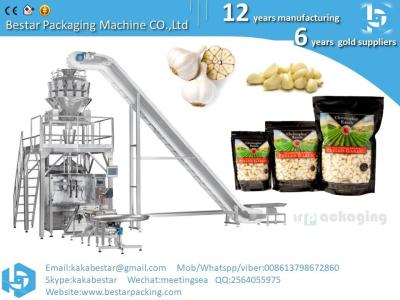 China Vertical forming - filling - sealing garlic, white garlic, black garlic, garlic packaging machine for sale