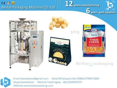 China Bestar Multihead Weigher + Packaging Machine Vffs  for parmesan cheese  +small pieces cheese+cheese sliced for sale