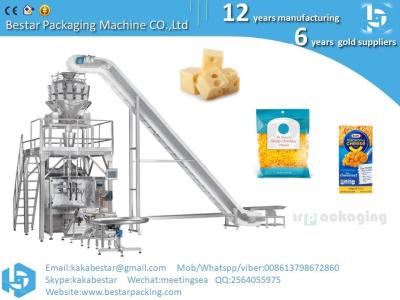 China Freeze-dried Parmesan cheese slice weighing and packing machine, hot selling packing machine for sale