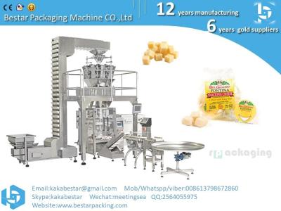China Small pieces of cheese, freeze-dried shredded Parmesan cheese automatic packaging machine for sale