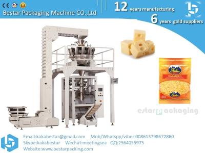 China The latest design of Parmesan cheese slicing and packaging machine for sale