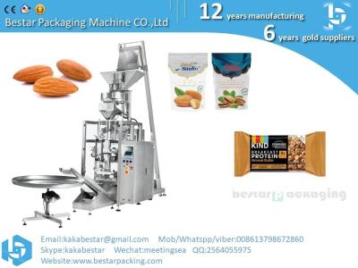 China Automatic almond, almond grain polyethylene film packaging machine for sale