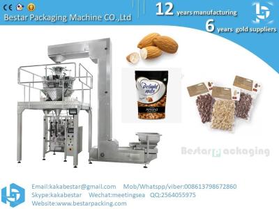 China Chocolate almond, dried fruit, almond cashew pistachio packing machine for sale