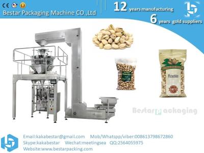 China Bake delicious roasted salted pistachios, dried fruits, almonds, cashews automatic packing machine for sale