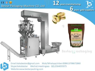 China Chocolate pistachio, dried fruit, almond cashew pistachio packing machine for sale