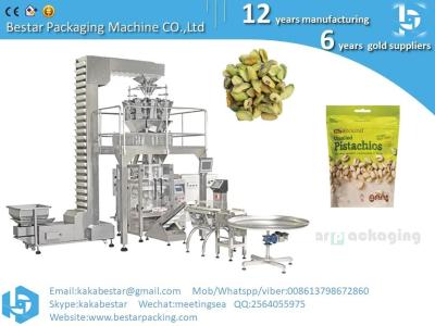 China Hot dry fruit, pistachio, cashew vertical vacuum packing machine for sale
