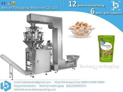 China Organic Turkey dried pistachio automatic packaging machine, vacuum packaging machine, four - corner sealing packaging ma for sale
