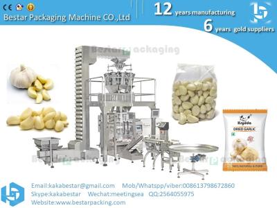 China Organic White Garlic Onion Ginger Automatic Packaging Machine 1-500g Capacity for sale