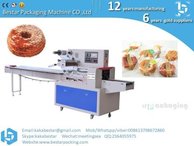China Stainless Steel Automatic Bread Packing Machine 220V 50Hz for Bakery for sale
