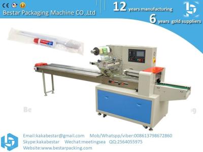 China Disposable toothbrush, hotel supplies toothbrush multi-functional horizontal packaging machine for sale