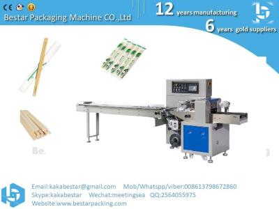 China Disposable Plastic Cutlery Packing Machine 120 Packs/Min Customizable for sale