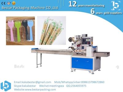 China Spoon  Shaving Razors  Cutlery  Chopstick  Toothbrush  Disposable Plastic Plate Packing Machine for sale