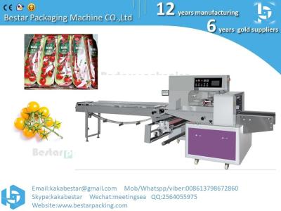 China Automatic Chocolate Packing Machine for Bread Fruit Donut Popsicle 120 Packs per Minute for sale
