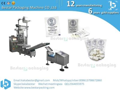 China Plastic Part Counting and Packing Machine 100-500 Pcs per Bag Automatic Pouch Making for sale