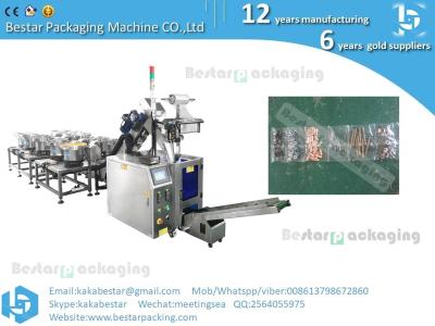 China Automatic Nail Screw Counting Packing Machine 100-500 Pcs Per Bag Industrial Hardware Packer for sale