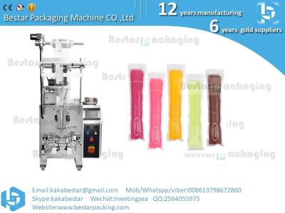 China Automatic liquid Popsicle packing machine,ice Popsicle packag ing machine with stainless steel tank and pump for sale