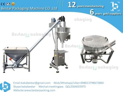 China New design packing machine for laundry powder 、,laundry detergent ,powder cleaner,Semi-automatic vertical screw machine for sale