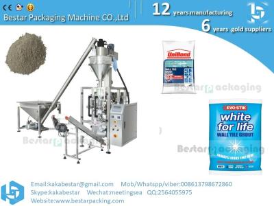 China Automatic Feeding System White Powder Wall Tile Grout Packaging Machine 25kg for sale