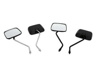 China WY125 Black Motorcycle Side View Mirrors High Temperature Resistant for sale