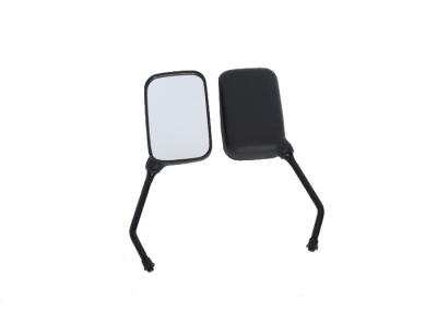 China Honda Cg400 Motorcycle Rearview Mirror Square Shaped CNC Treatment Finish for sale
