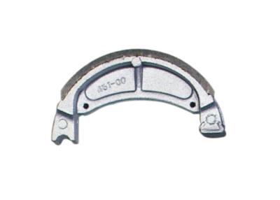 China JOG50R Fitting Motorcycle Rear Brake Shoe Silver Color Wear Resistant , No Impurity for sale