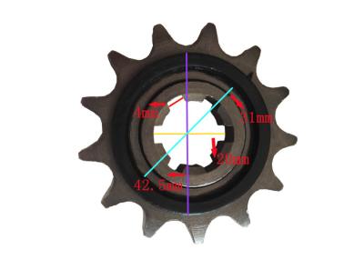 China Rubber Mat Roller Motorcycle Sprocket Chain 13T Fully Operate ERP System for sale