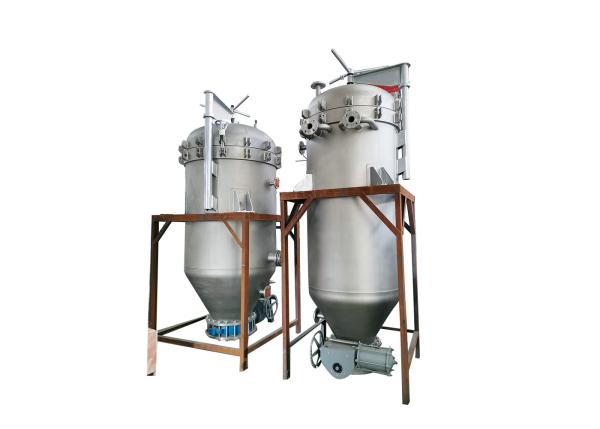 Quality High Efficiency Vertical Pressure Leaf Filters Machine No Material Wastage for sale