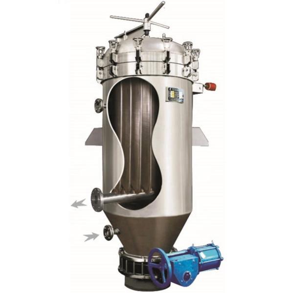 China NYB Vertical Pressure Leaf Filter 1000kg for Oil Industry supplier