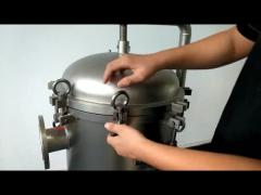 Unique Structure Industrial Bag Filters For Crude Palm Oil , Crude Soya Bean Oil