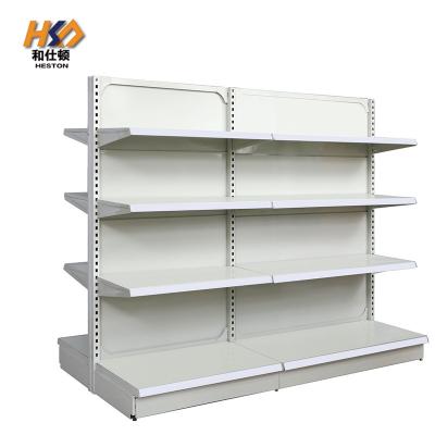 China Dubbele Zij het Rek75kg Gondel 240CM van de Supermarktplank de Regelbare Planken van de Metaalopslag Te koop