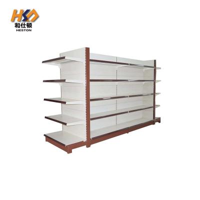 China Van de de Supermarktplank van het vier Rijmetaal Rek 0.4MM 50KG per Laag 1.8M Te koop